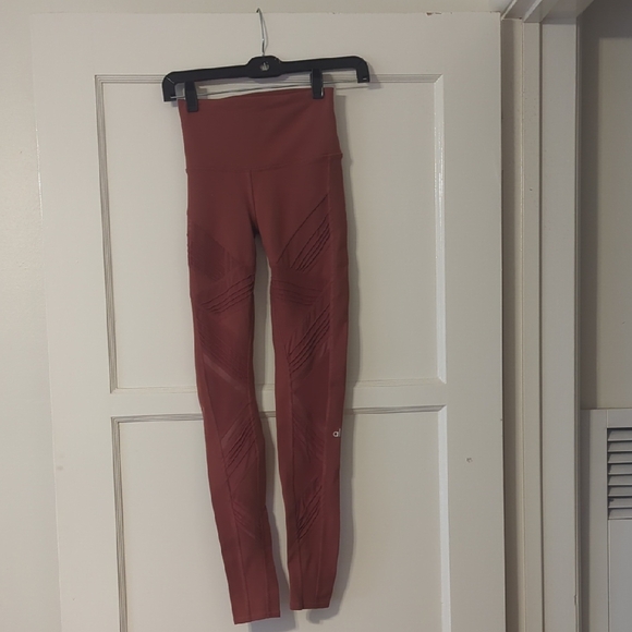 ALO Yoga | Pants & Jumpsuits | Alo Yoga Leggings In Rust Color | Poshmark
